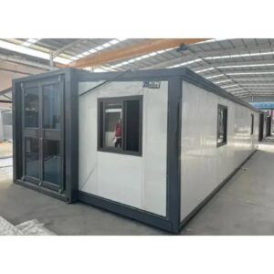 Prefab Expandable Folding Customizable Tiny Home Steel 20ft 30ft 40ft Luxury Prefab Villa Prefabricated Portable Home 1-3 Bedroom with Bathroom Living Room and Kitchen