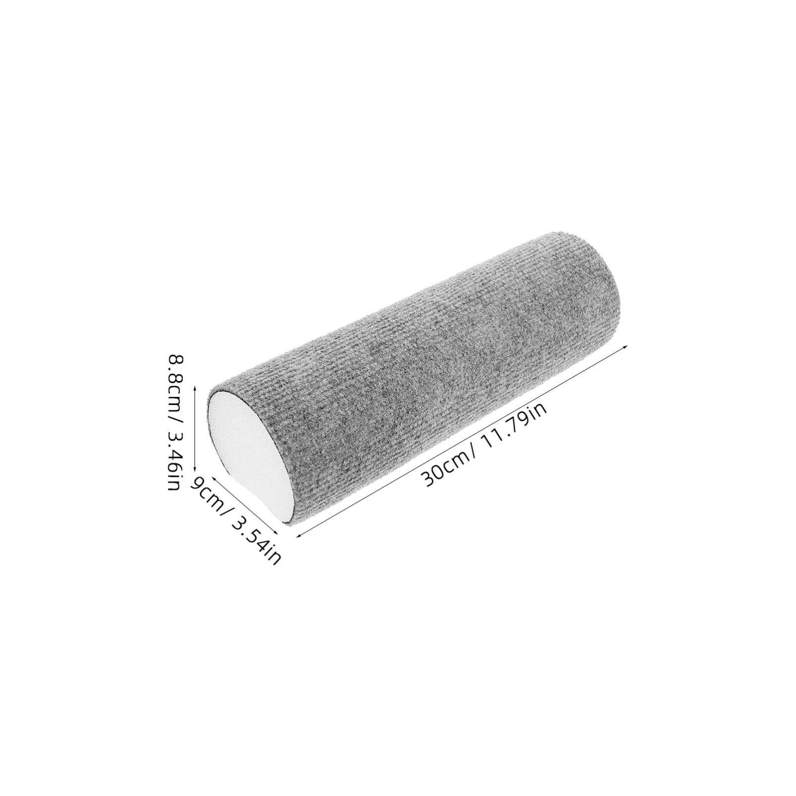 Levemolo Cat Cage Accessory Decorative Kitten Scratcher Post Light Grey Comfortable Cat Scratcher Post Foam Cloth Home Cat Scratching Post