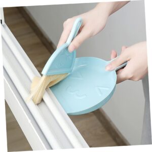 GOOHOCHY 3 Sets Desktop Fan Broom Mini Dustpan Mini Keyboard Mini Desk Corner Cleaning Dustpan Table Crumb Brush Mini Cleaning Broom Computer Broom Mini Dust Broom Clean Keyboard Dust Pan