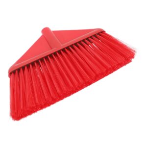 gogogmee broom head tub cleaning brush kitchen accessory multi functional cleaning brush indoor broom soft bristle broom household broom part flat floor sweeper kitchen supply red plastic