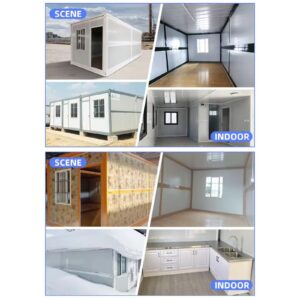 Portable 3 Bedroom Container House–Expandable and Foldable Prefab Home with Efficient Installation, Perfect for Temporary Living Spaces and Emergency Shelters