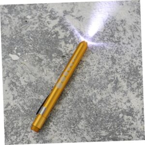 MUCKLILY Accessories Pen Torch LED Pen Rechargeable Pen Light Medical Cases Cute Props Yellow