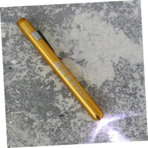 MUCKLILY Accessories Pen Torch LED Pen Rechargeable Pen Light Medical Cases Cute Props Yellow