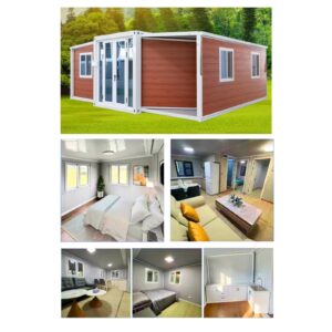 Mobile Expandable Prefab House Room Shipping Modular 20ft 40ft Folding Expandable Container House 3 Bedroom for Winter