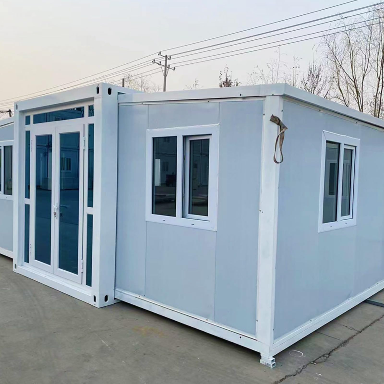 Customized Prefab Expandable Container House Deposit Decoration 20ft Container House 2 Bedroom