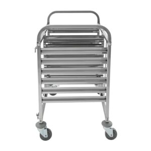 YMVDYID 6 Tiers Bun Pan Rack,Stainless Steel Commercial Bakery Rack,Cooling Storage Rack with Wheels for Bakery, Restaurant & Catering