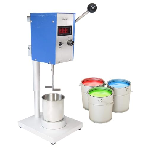 LZDOYY Rotary Viscometer Viscosity Tester Digital Viscometer Paint Viscosity Meter Tester KU CP G Temp Display Viscosity Meter Tester LCD Digital Display Rotating Viscometer