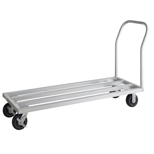 20" x 60" Mobile Aluminum Dunnage Rack - 1600 lb. Capacity