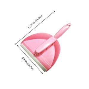 SOESFOUFU 2pcs Mini Broom Dustpan Set Recorder Bags Mini Brush Bed Broom Mini Dust Broom Desktop Broom Tiny Broom Dustpan Mini Dust Pan Mini Cleaning Brush Small Dustpan Brush Plastic