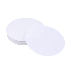 funomocya 200pcs medium flow rate filter paper fine filter paper grade paper strip discs filter paper funnel filter paper filtration paper cellulose filter paper sand filter clamp to white