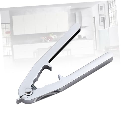 VOSAREA Clam Opening Tool Meat Grinder Clam Opening Pliers Clam Opener Clam Opening Clip Clam Pliers Silver