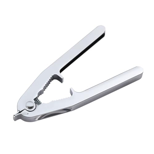 VOSAREA Clam Opening Tool Meat Grinder Clam Opening Pliers Clam Opener Clam Opening Clip Clam Pliers Silver