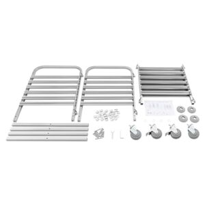 YMVDYID 6 Tiers Bun Pan Rack,Stainless Steel Commercial Bakery Rack,Cooling Storage Rack with Wheels for Bakery, Restaurant & Catering