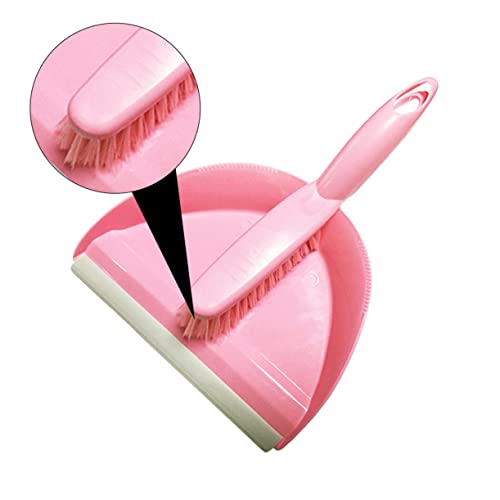 SOESFOUFU 2pcs Mini Broom Dustpan Set Recorder Bags Mini Brush Bed Broom Mini Dust Broom Desktop Broom Tiny Broom Dustpan Mini Dust Pan Mini Cleaning Brush Small Dustpan Brush Plastic