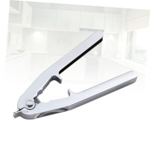 VOSAREA Clam Opening Tool Meat Grinder Clam Opening Pliers Clam Opener Clam Opening Clip Clam Pliers Silver