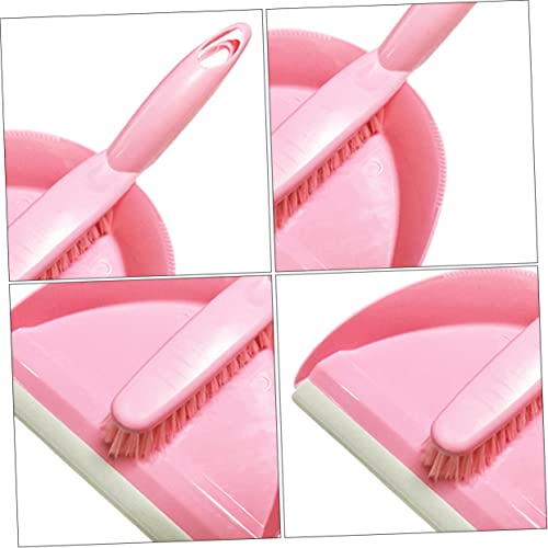 SOESFOUFU 2pcs Mini Broom Dustpan Set Recorder Bags Mini Brush Bed Broom Mini Dust Broom Desktop Broom Tiny Broom Dustpan Mini Dust Pan Mini Cleaning Brush Small Dustpan Brush Plastic