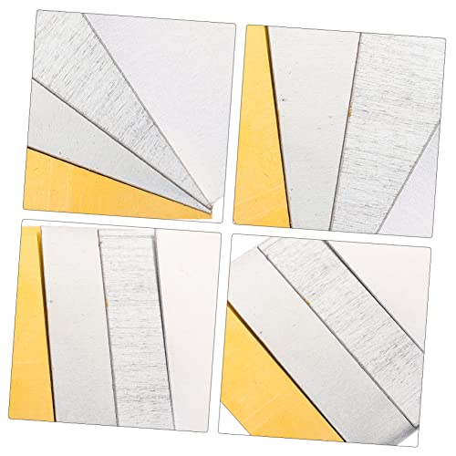 ULTECHNOVO 2sets Fruit Battery Science Battery Anode for Zinc Plating Electrode Strip for Electroplating Anode for Zinc Electroplating Electrode Materials Zinc Anode Electrode Strips 16pcs*2