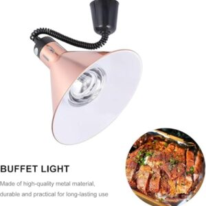 Food Warmer Lamp Food Heat Lamp, Restaurant Retractable Heat Lamp for Restaurants Heating Lamp for Food Warming Buffet Food Warmer,