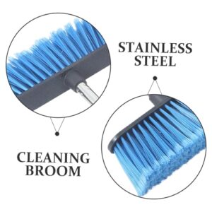 SOESFOUFU Long-Handled Broom Tool Home Cleaning Device Household Broom Home Cleaning Broom Bathroom Cleaning Device Room Cleaning Broom Office Garbage Cleaner Stable Broom ，pp，pet