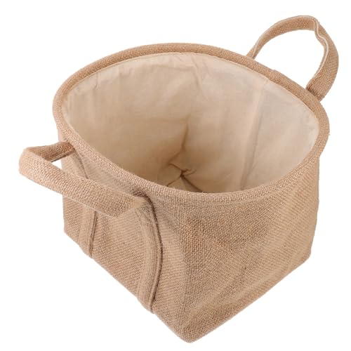 Levemolo Laundry Organizer Shoes Storage Container Jute Closet Organizer Bin Laundry Basket