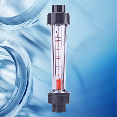 Plastic Rotameter Flowing Meter Tube Type 25-250L / H Instantaneous Water Flowing Meter for Chemical Industry, Stable Performance, Measuring Accuracy 4%