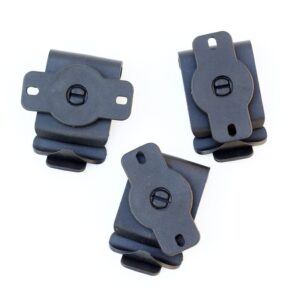 4PCS Rotatable Pocket Clip with 8 Sets Screws Fit for K Sheath Knife Case, Nylon Deep Carry Belt Clip DIY Replacement