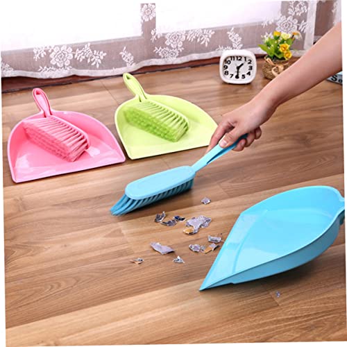 SOESFOUFU 2pcs Mini Broom Dustpan Set Recorder Bags Mini Brush Bed Broom Mini Dust Broom Desktop Broom Tiny Broom Dustpan Mini Dust Pan Mini Cleaning Brush Small Dustpan Brush Plastic