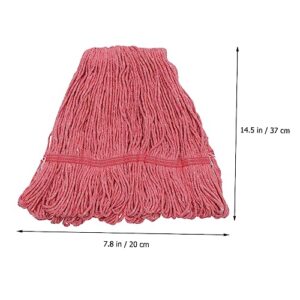 IWOWHERO 1pc Practical Mop Cloth Household Spray Mop Washable Sponge Headband Wet Mop Sponge Mop Refill Reusable Mop Head Commercial Mop Mop Refill Mops Red