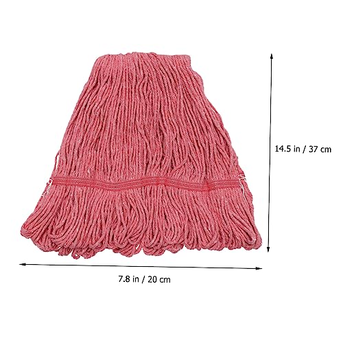 IWOWHERO 1pc Practical Mop Cloth Household Spray Mop Washable Sponge Headband Wet Mop Sponge Mop Refill Reusable Mop Head Commercial Mop Mop Refill Mops Red