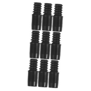 cabilock 3sets mop head connector tips for handle push broom handle broom repairing tip tips for telescopic pole tip for telescopic pole tip for extension pole black plastic 3pcs*3