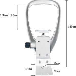 CFDZCP Optometry Lifting Chin Bracket Forehead Support Plastic Optometry Accessories ，Optical Instrument Chin Rest Forehead Bracket Set for Auto Refractometer and Other Devices