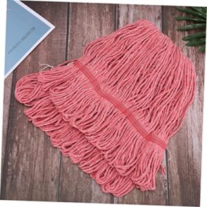 IWOWHERO 1pc Practical Mop Cloth Household Spray Mop Washable Sponge Headband Wet Mop Sponge Mop Refill Reusable Mop Head Commercial Mop Mop Refill Mops Red