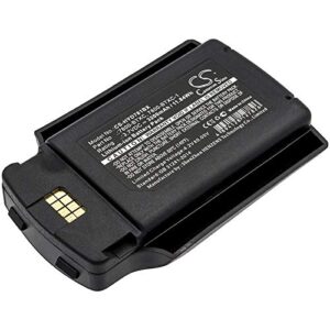 cs replacement battery for dolphin 7600, 7600 ii 7600-btec, 7600-btxc, 7600-btxc-1 3200mah / 11.84wh barcode scanner