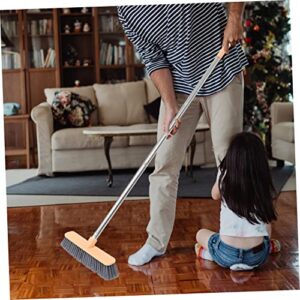 1pc Brush Flooring Scrubber Brush Bathroom Brush Soft Dusting Brush Cleaner Grout Broom with Long Bristle Home Broom Durable Brush Abs HOMOCONO