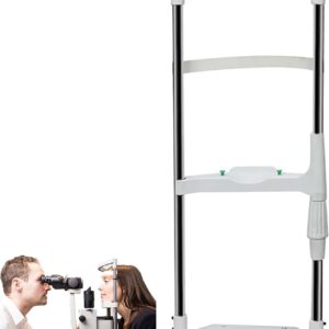 Optometry Lifting Chin Bracket Optometry Lifting Chin Bracket, Optical Instrument Forehead Support with Height Adjustment Knob, 95mm Lifting Distance, for Optical Shops, Vision Care Center