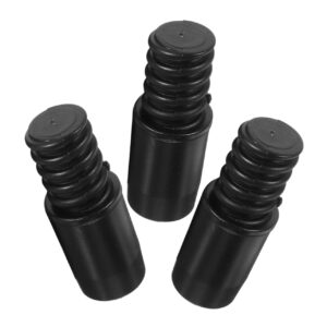 Cabilock 3sets Mop Head Connector Tips for Handle Push Broom Handle Broom Repairing Tip Tips for Telescopic Pole Tip for Telescopic Pole Tip for Extension Pole Black Plastic 3pcs*3