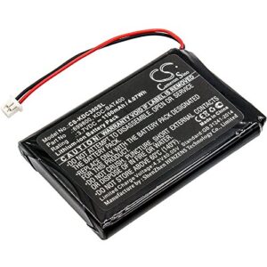 cs replacement battery for koamtac kdc30, kdc350, kdc400, kdc410, kdc411, kdc420, kdc421, kdc450 699800, kdc-bat400, kdcspb1200 1100mah / 4.07wh barcode scanner