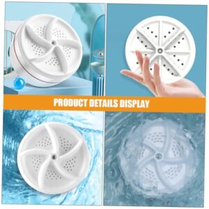 HOOTNEE 3pcs Mini Washing Machine Tiny Washing Machine Manual Washer for Laundry Mini Portable Washing Machine Portable Washer Sink Washing Machine Mini Lavadora Mini Washer White Plastic