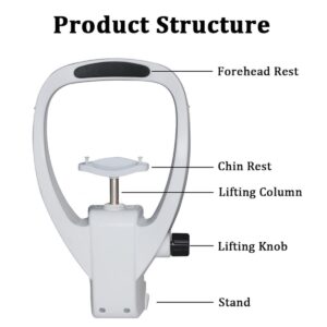 CFDZCP Optometry Lifting Chin Bracket Vision Training Forehead Bracket ，Lifting Chin Rest Forehead Support Optometry Accessories，Ophthalmic Auto Refractometer Rest Vision，Durable and Rust-Proof