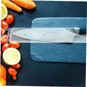 AUTSUPPL 6pcs Knife Case Kitchen Blade Sleeves Chef Knife Cutter Cover Clear Cutter Protective Sleeves Sleeve Protectors Scissors Kitchen Knife Suitcase Protector Pp