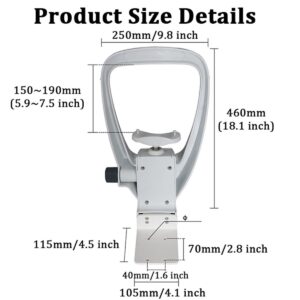 CFDZCP Optometry Lifting Chin Bracket H Type Vision Training Forehead Bracket，Lifting Chin Rest with Adjustment Knob，Vision Glasses Equipment for Auto Refractometer and Other Devices