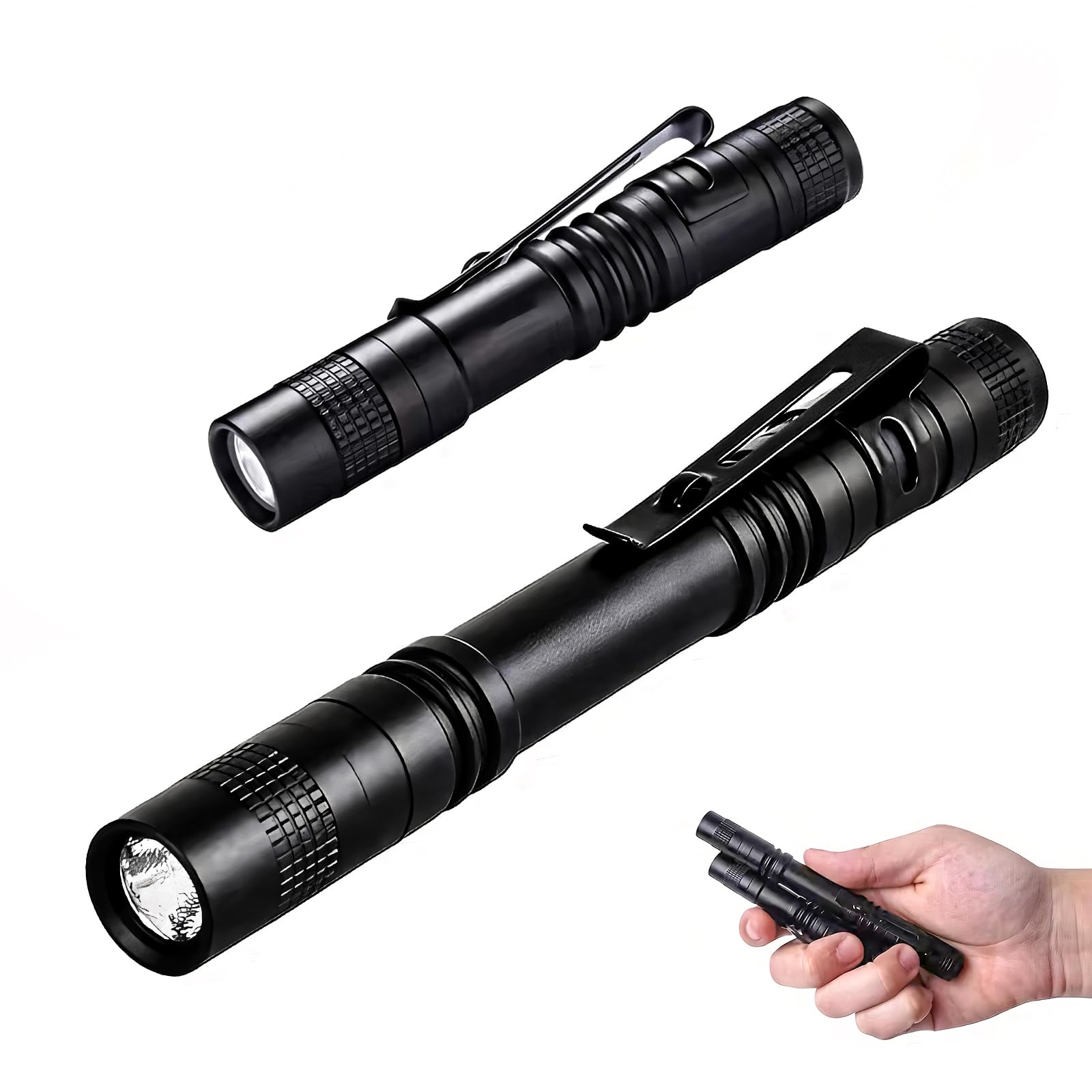 HAUSBELL Pocket Mini LED Flashlight Kit, Flashlight High Lumens for Home, Emergency, Power Outage