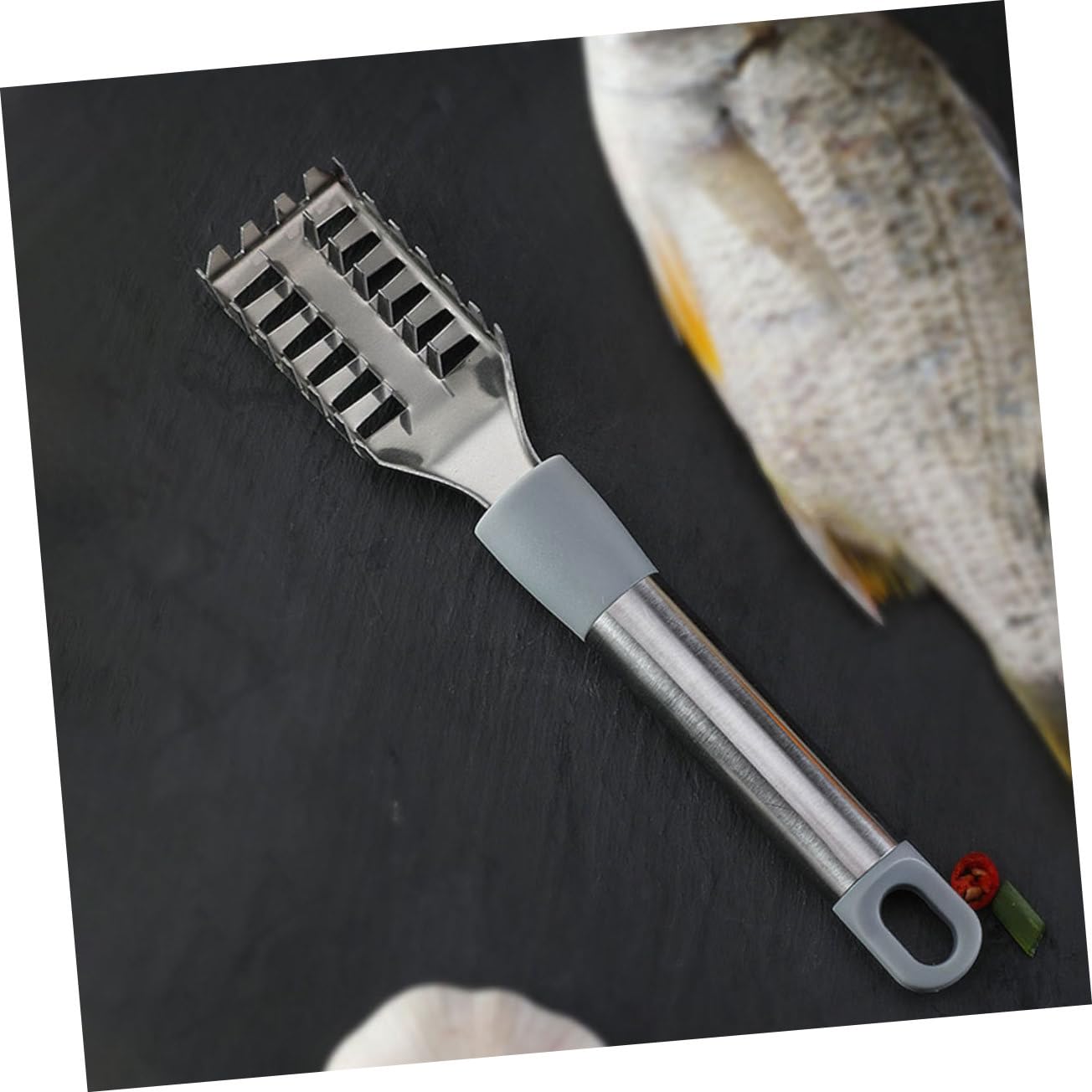 Mikinona 2pcs Fish Scale Planer Potatoe Peeler Fish Skin Cutter Vegetable Cleaner Fish Scraping Tool Cleaning Tools Fish Skinne Scaler Seafood Tools Cordless Fish Scaler Stainless Steel