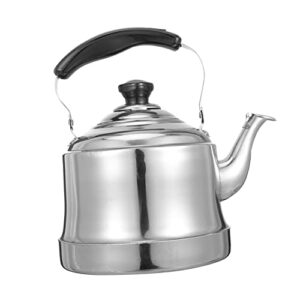 namoarly 1pc stainless steel kettle induction cooker kettle espresso machine large capacity kettle espresso stovetop fast boiling teapot stovetop teapot espresso coffee machine silver