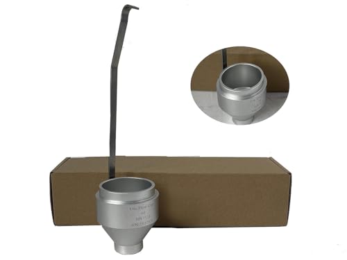 VTSYIQI Din Viscosity Cup Handheld Din Viscosity Flow Cup Din Immersion Viscosity Cups with Mouth Hole Inner Diameter Φ6±0.02mm Standard DIN 53211 Cupinner Diameter 50±0.05mm