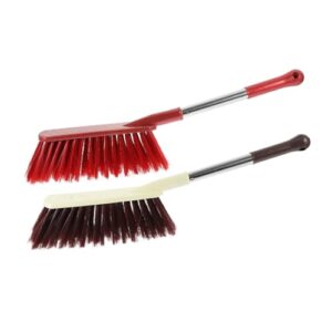 gatuida 2pcs small broom dust brush hand brushes for cleaning quilt hand brush small hand broom handheld broom bench fireplace duster couch hand brush bench brush soft brush cleaning abs