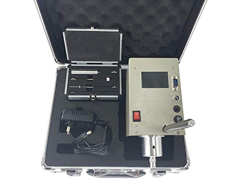 VTSYIQI Viscometer Laboratory Viscometer Digital Rotational Viscosity Meter with Fluidimeter 1~100000mPa.s #1#2#3#4 Rotors 1~100000mPa.s RS232 Interface Temperature Display