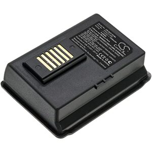 cs replacement battery for datalogic 001-101, jet 700165400, 94acc1293, 94acc1294 1200mah / 8.88wh barcode scanner