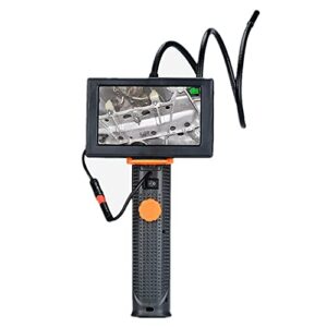 8mm inspection camera, 6.6ft/2m semi-rigid cable, 720p sewer camera, 4.3inch screen, led flashlight, 2200mah 3 hours battery life