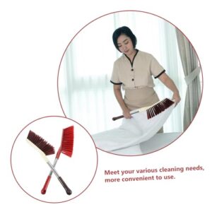 Gatuida 2pcs Small Broom Dust Brush Hand Brushes for Cleaning Quilt Hand Brush Small Hand Broom Handheld Broom Bench Fireplace Duster Couch Hand Brush Bench Brush Soft Brush Cleaning Abs